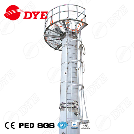1000L-20000L ASME Pressure Distillation Tower Plate Alcohol ...