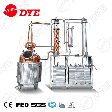 500L Alcohol Distillation Equipment Whiskey Making Machine Commercial ...