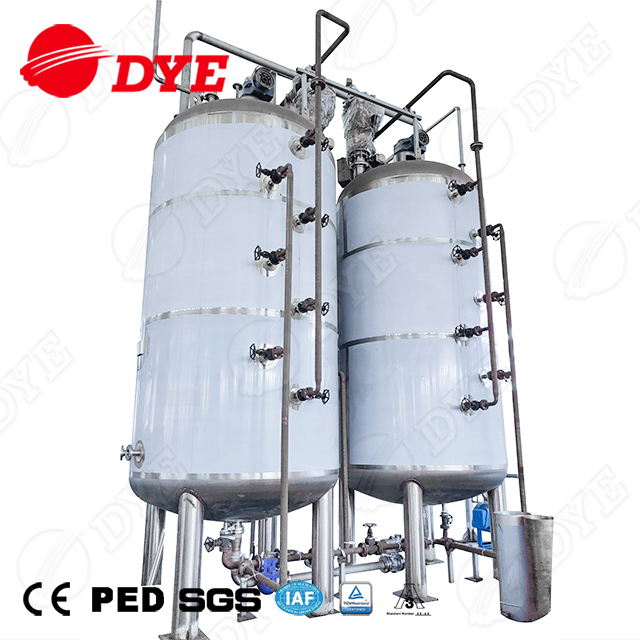 500L-15000L ASME Pressure Vessel Bleaching Evaporator Vessels ...