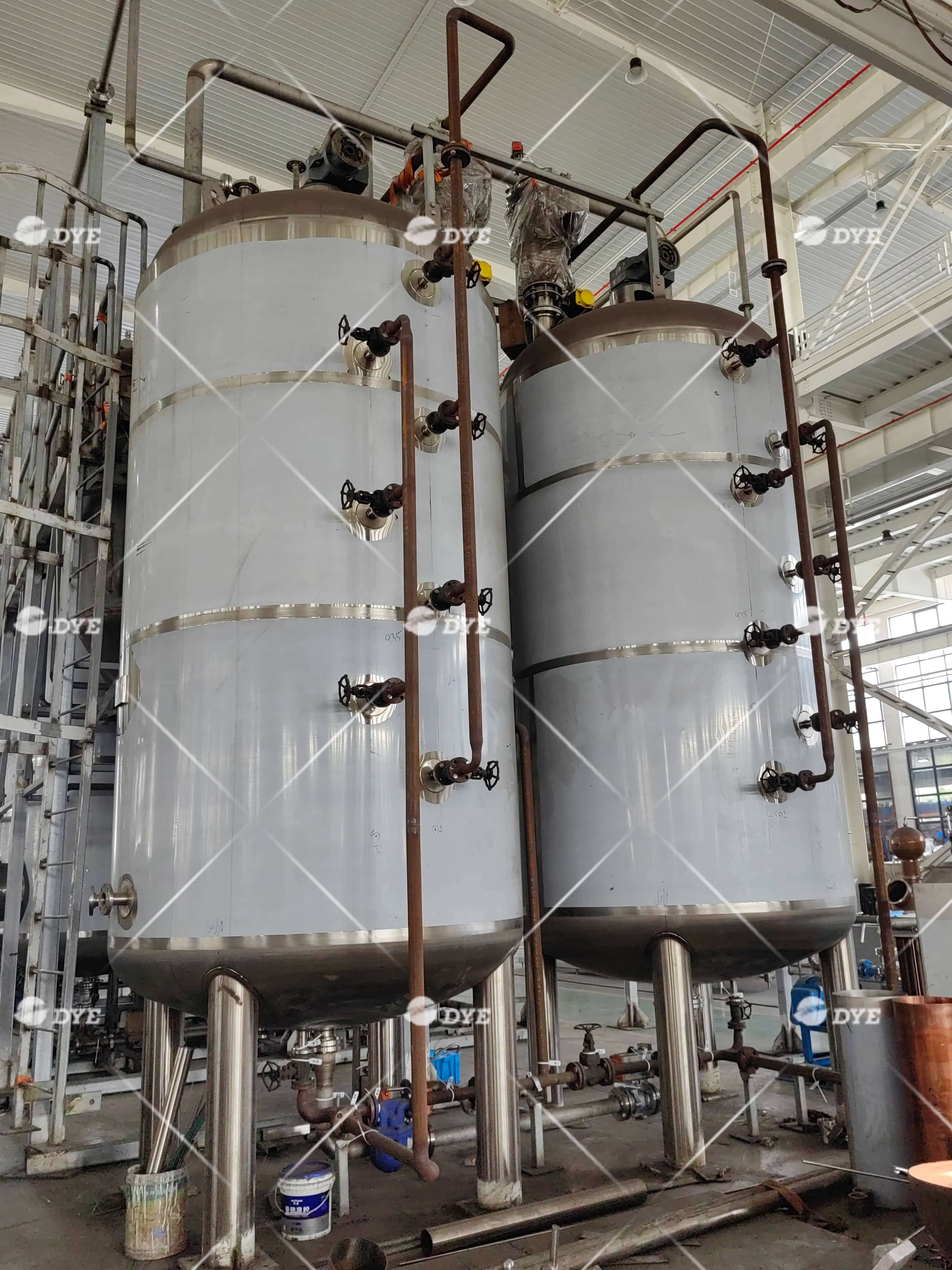 500L-15000L ASME Pressure Vessel Bleaching Evaporator Vessels ...